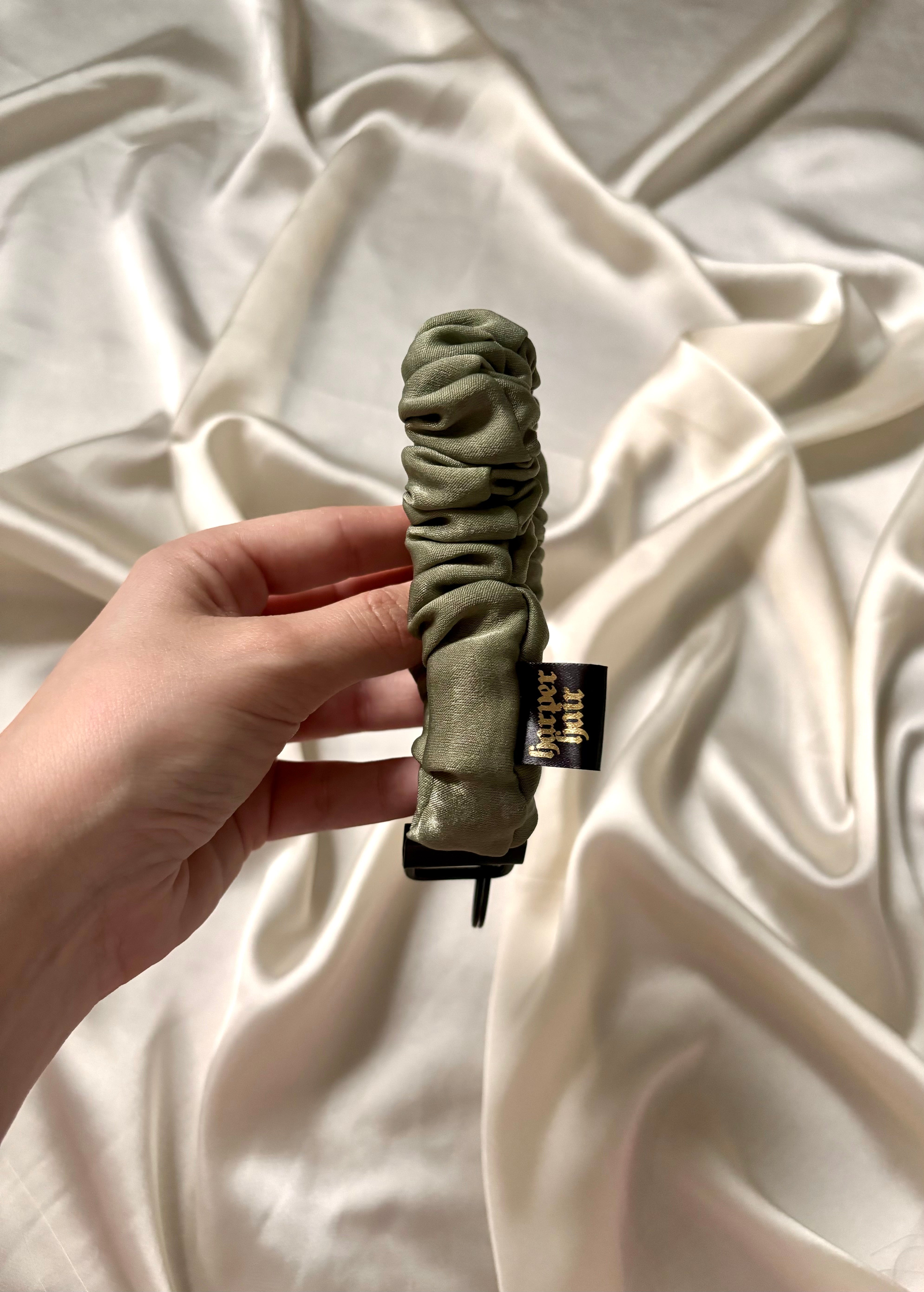 Matcha Scrunch-Key – HarperHair